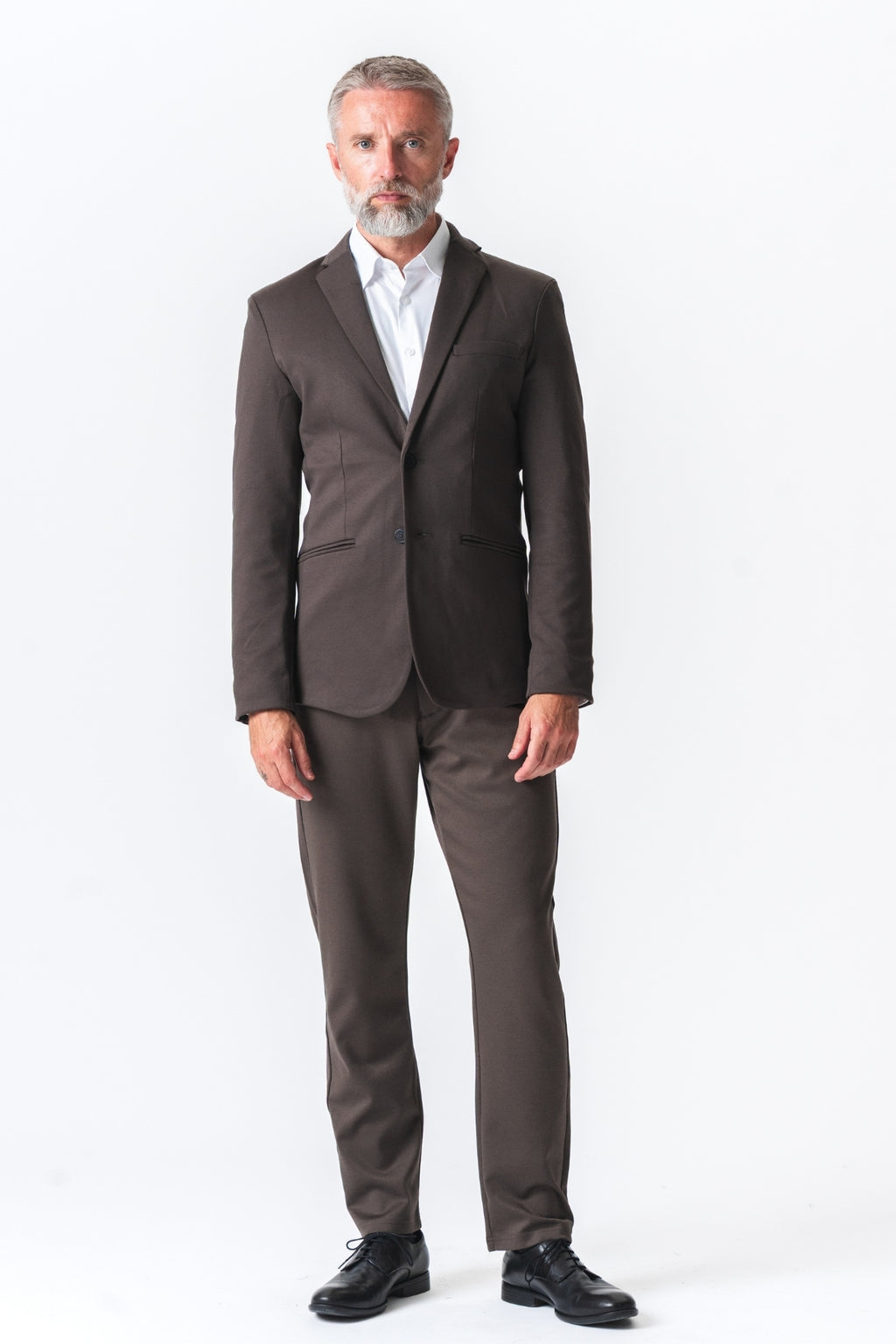 The Original Performance Suit Regular Fit – Dark Brown
